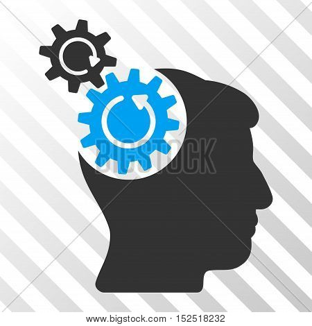 Blue Gray Head Cogs Vector & Photo (Free Trial) | Bigstock