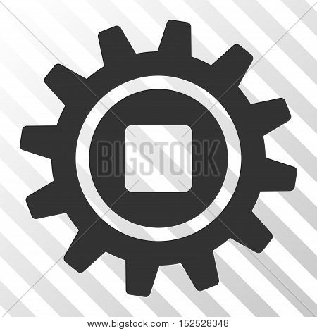 Gray Cog Toolbar Icon Vector & Photo (Free Trial) | Bigstock