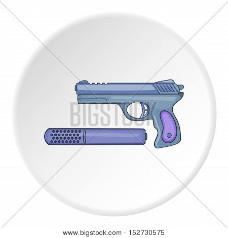 Pistol Silencer Icon Vector & Photo (Free Trial) | Bigstock