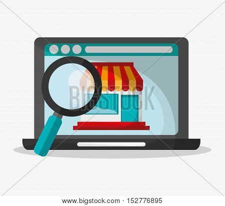 Laptop Store Lupe Vector & Photo (Free Trial) | Bigstock