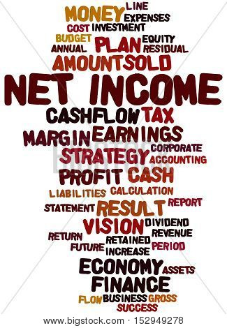 Net Income, Word Cloud Image & Photo (Free Trial) | Bigstock
