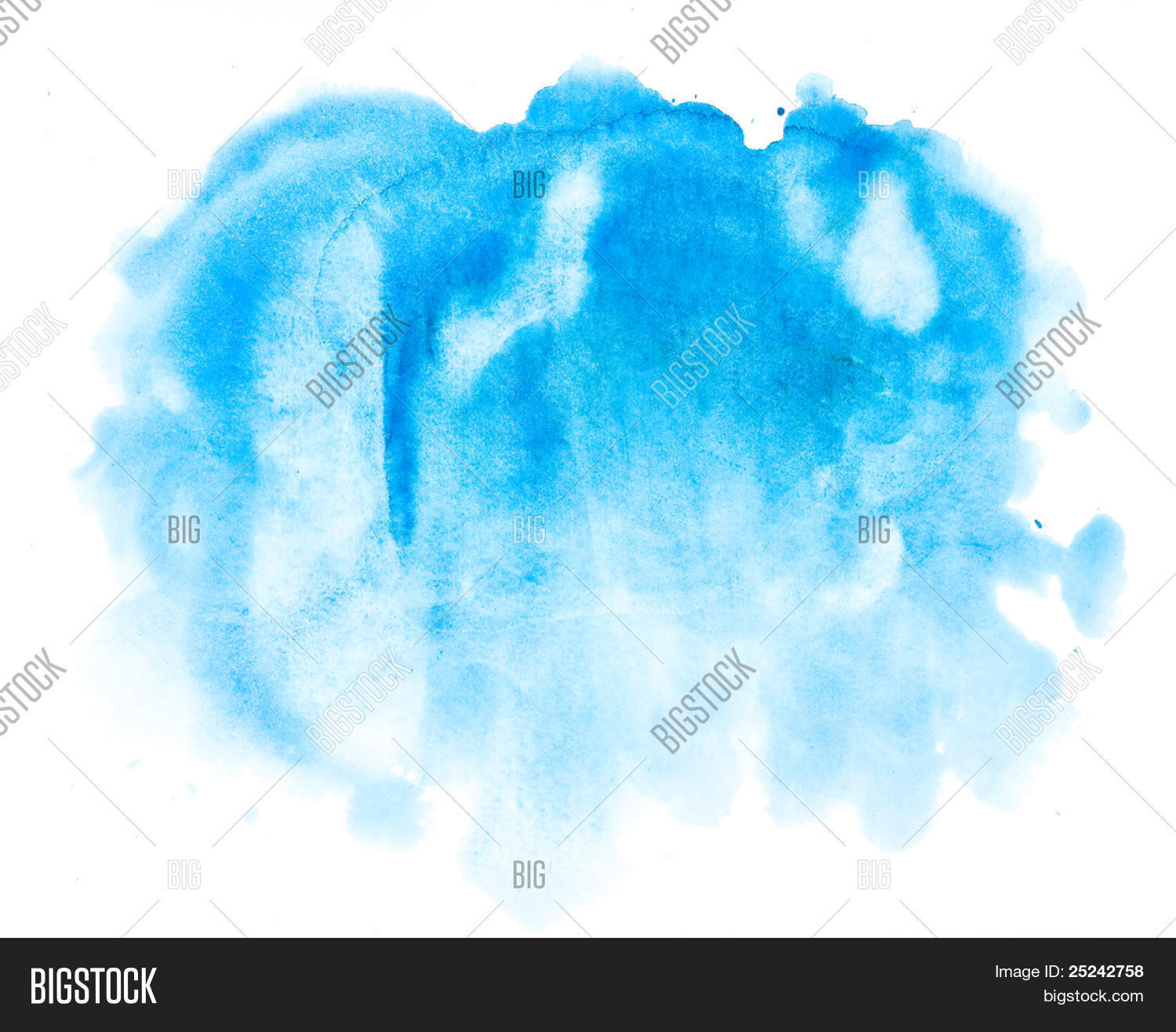 Watercolor Blue Image & Photo (Free Trial) | Bigstock