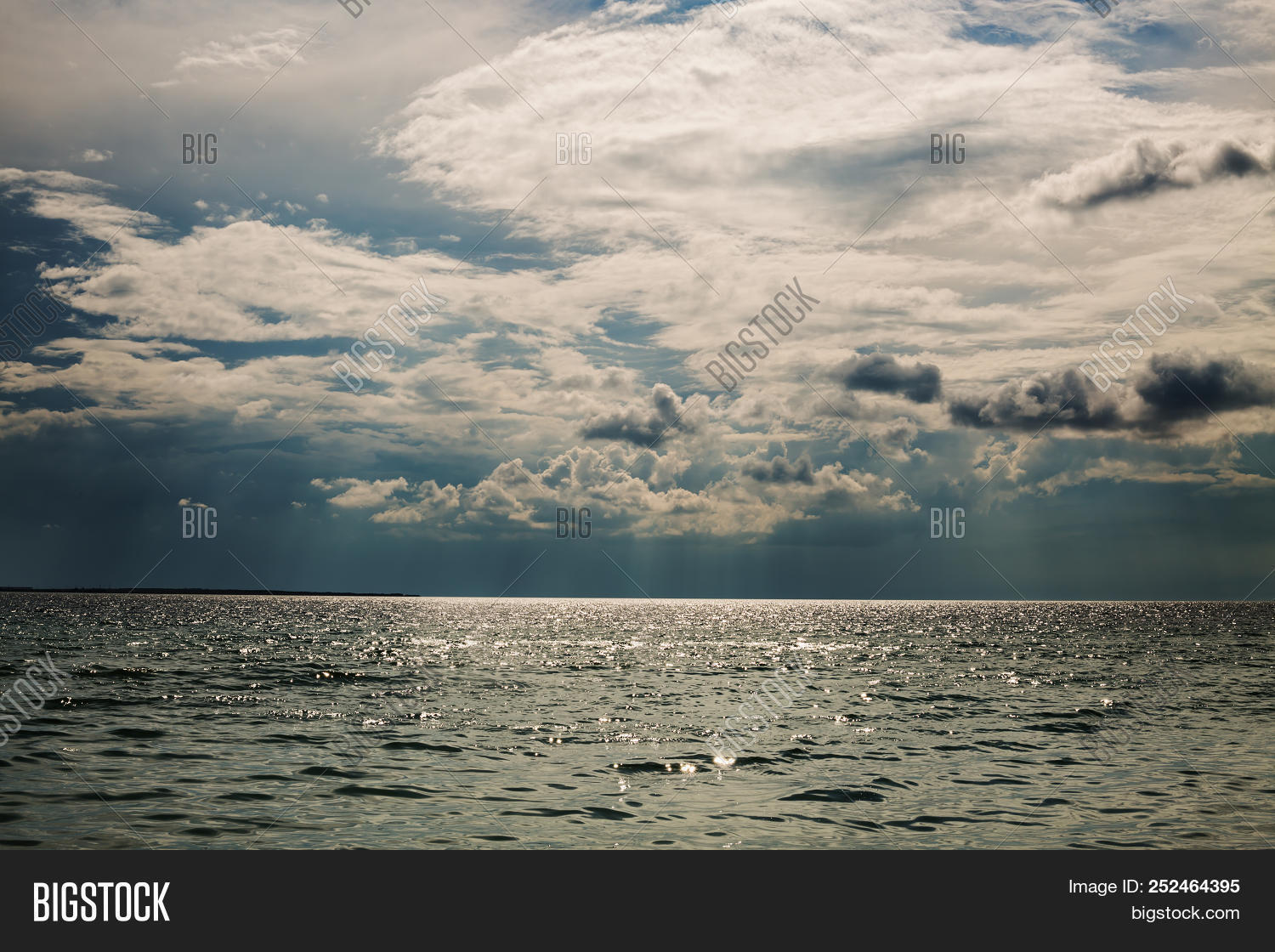 Sea Line Horizon. Sea Image & Photo (Free Trial) | Bigstock