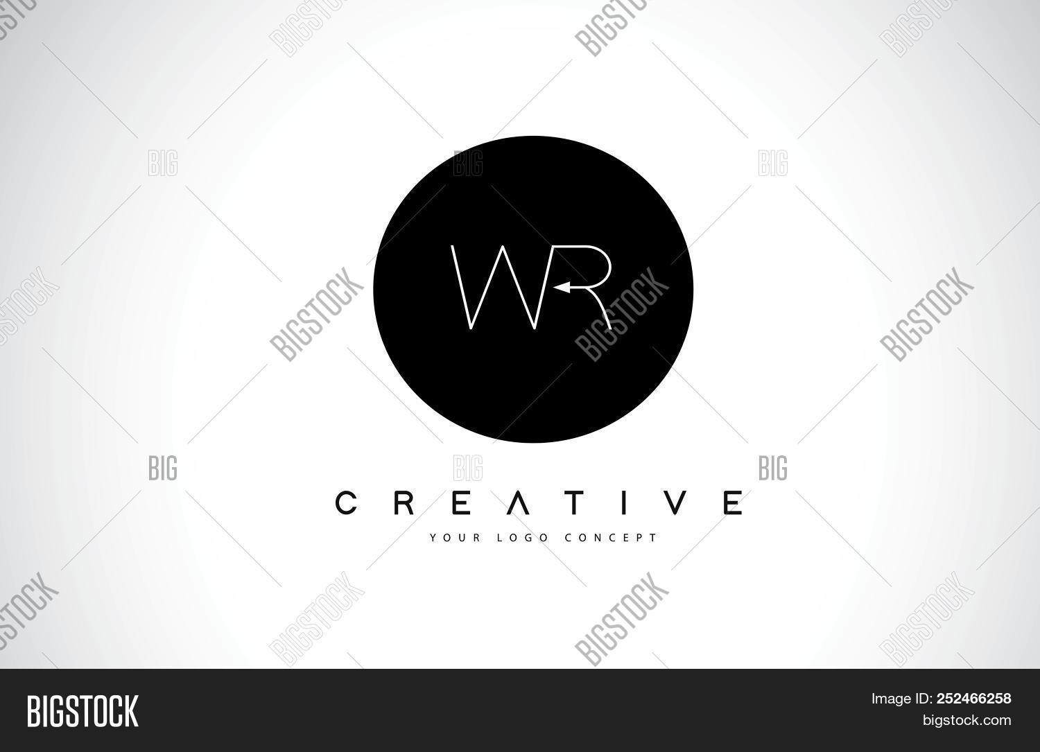 Wr W R Logo Design Vector & Photo (Free Trial) | Bigstock