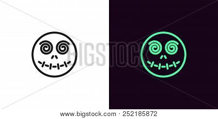 Zombie Cartoon Face