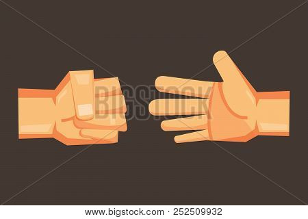 Rock-paper-scissors Vector & Photo (Free Trial) | Bigstock