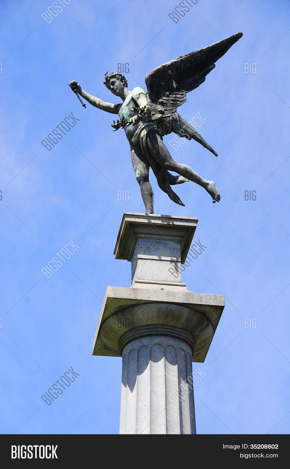 Angel Statue Buenos Image & Photo (Free Trial) | Bigstock