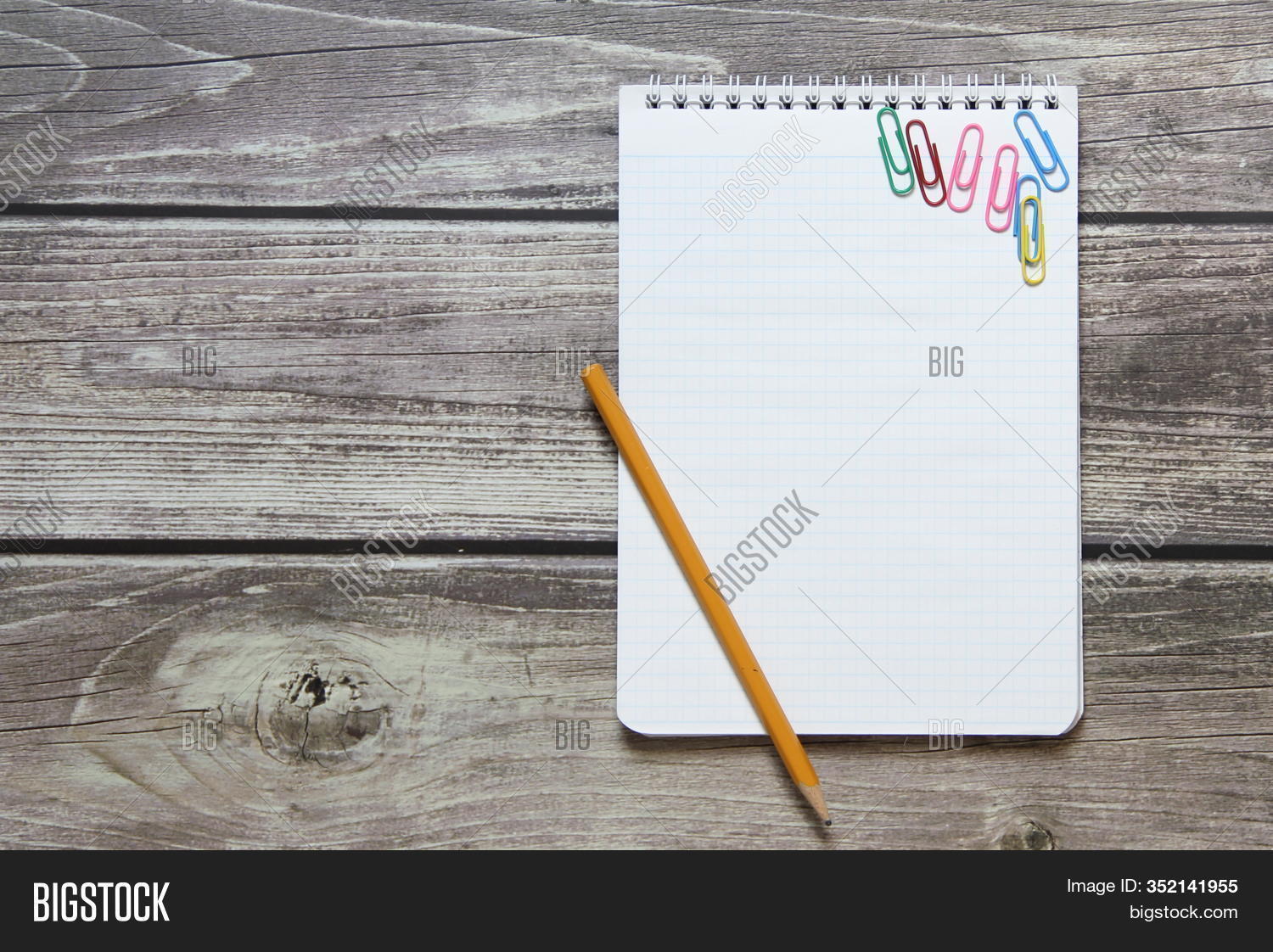 Notepad Blank White Image & Photo (Free Trial) | Bigstock
