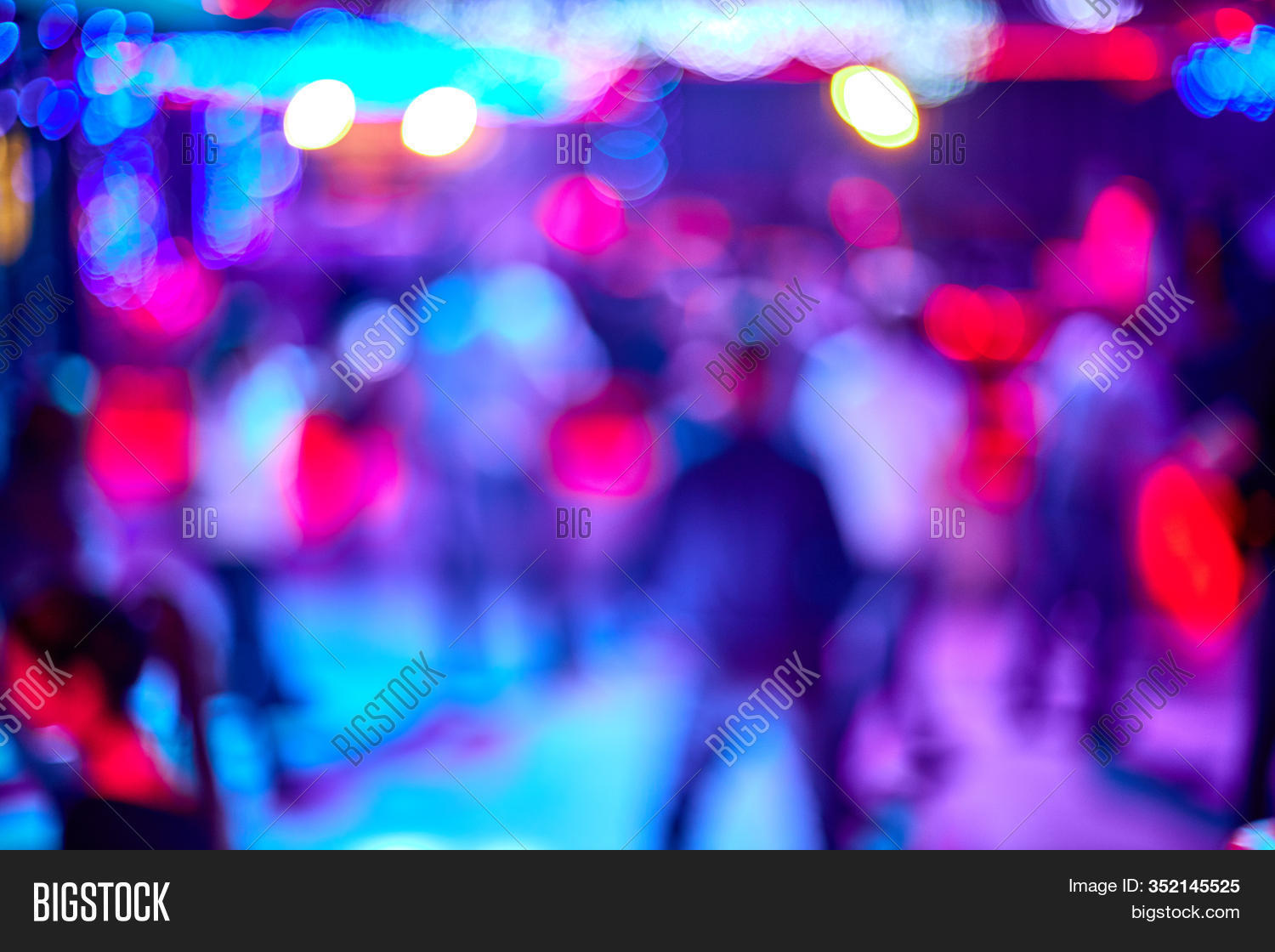 People Dancing In A Club Background