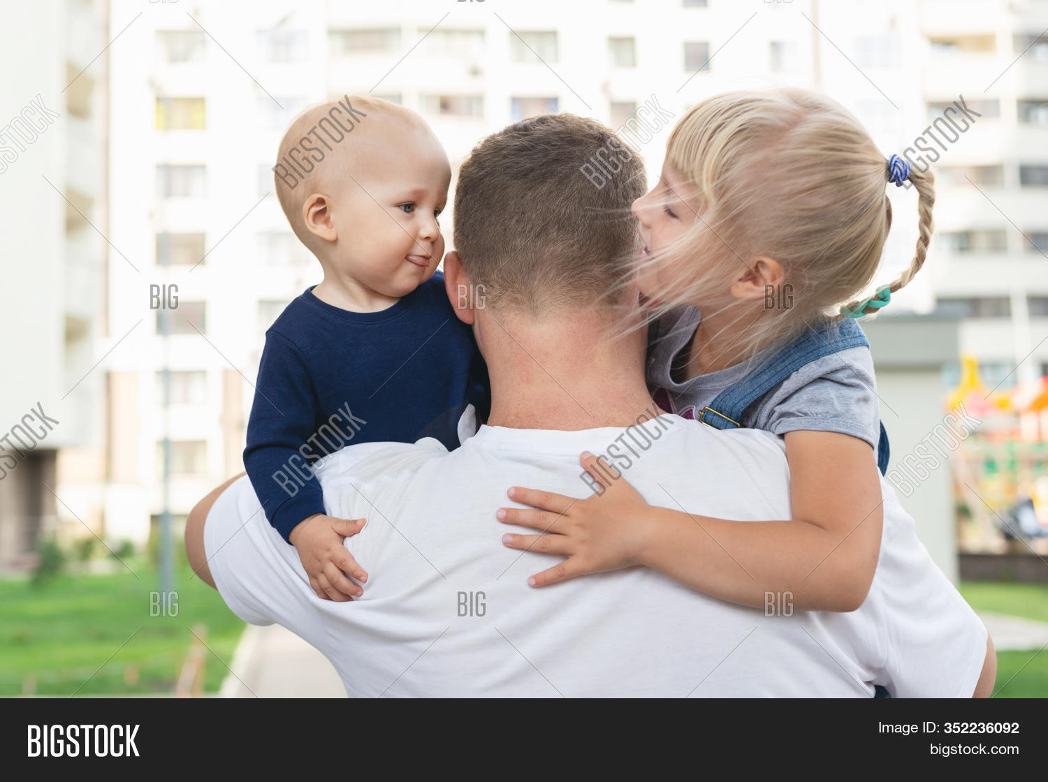 Back View Father Image & Photo (Free Trial) | Bigstock