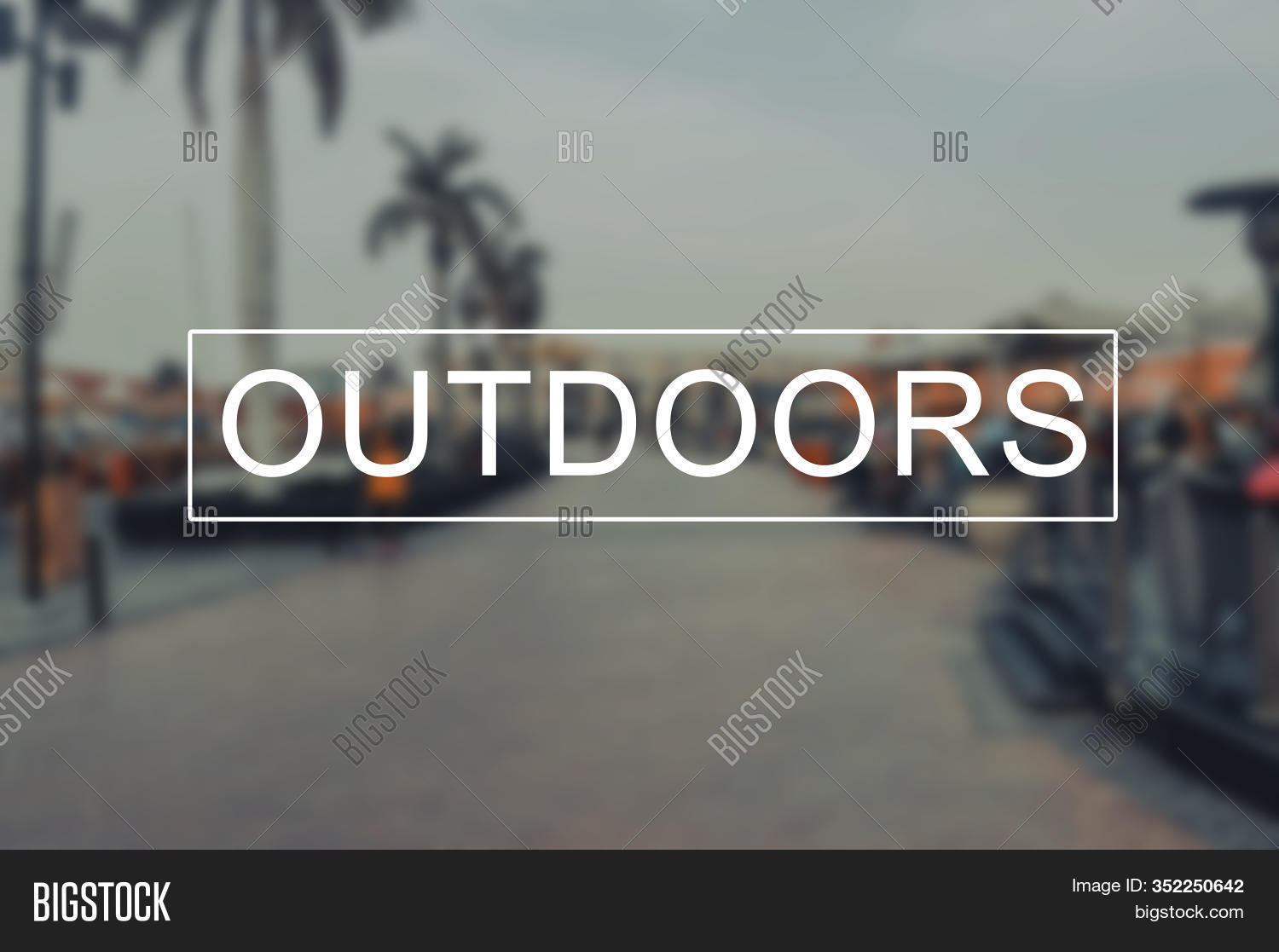 Outdoors Word Blurring Image & Photo (Free Trial) | Bigstock