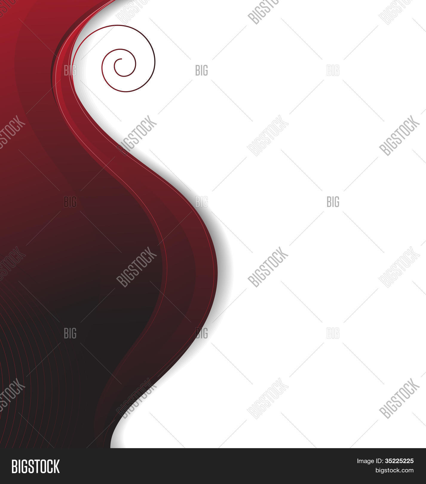 Maroon Wave Vector & Photo (Free Trial) | Bigstock