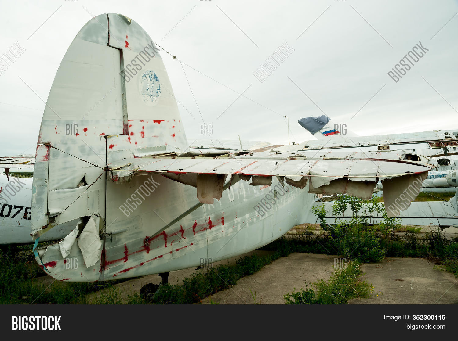 Airplane Wreck Old Image & Photo (Free Trial) | Bigstock