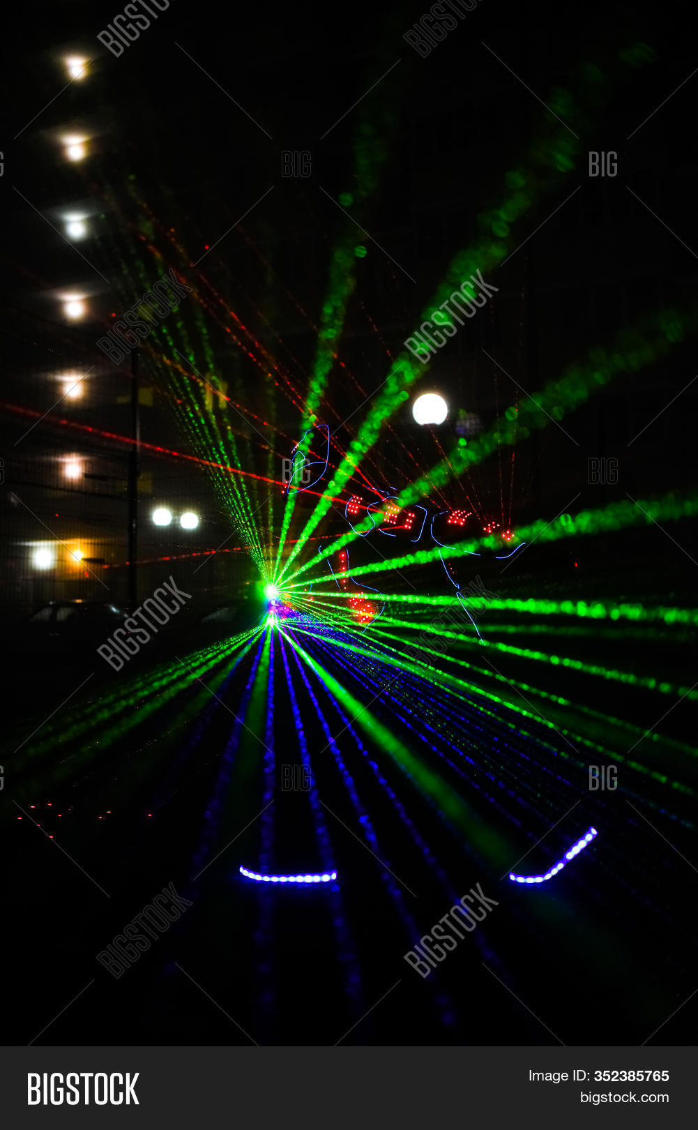 Multi-colored Laser Image & Photo (Free Trial) | Bigstock
