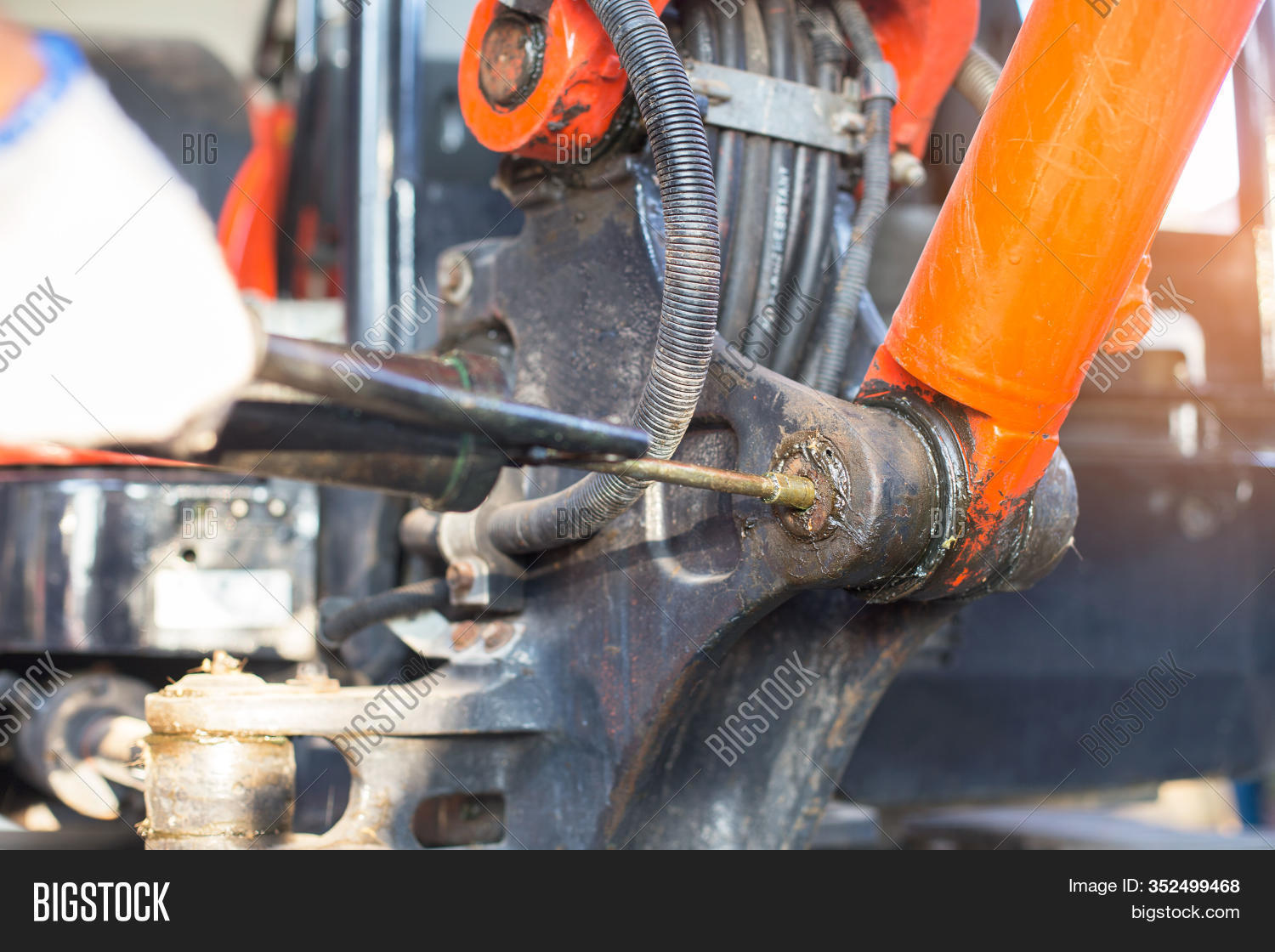 Hand Workman Greasing Image & Photo (Free Trial) | Bigstock