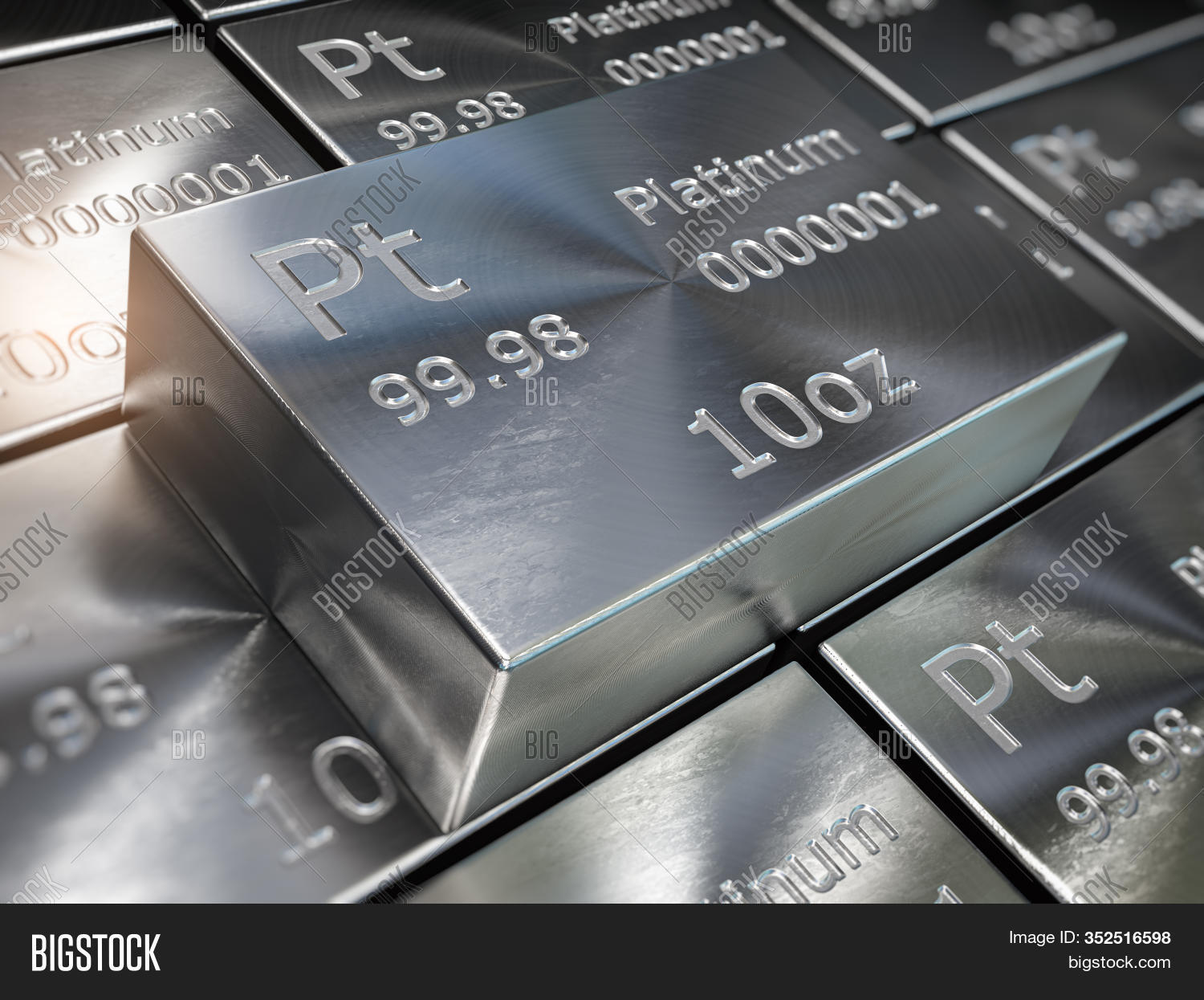 Platinum Bars Ingots Image & Photo (Free Trial) | Bigstock