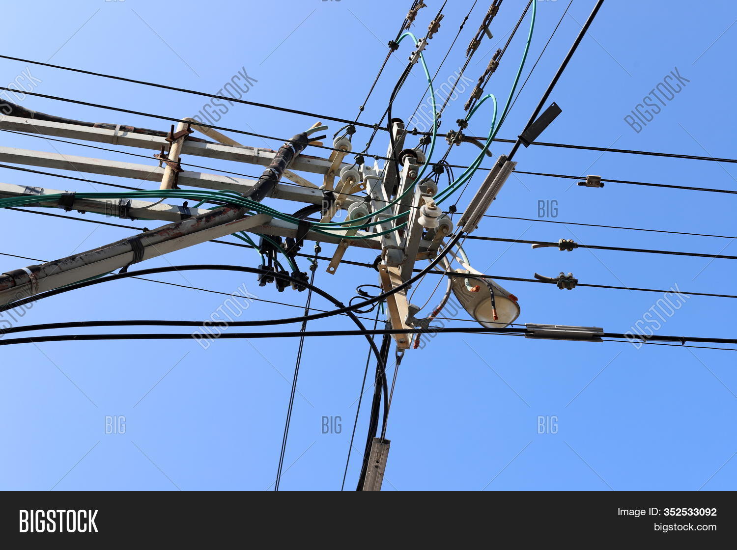 Metal Electric Pole Image & Photo (Free Trial) | Bigstock