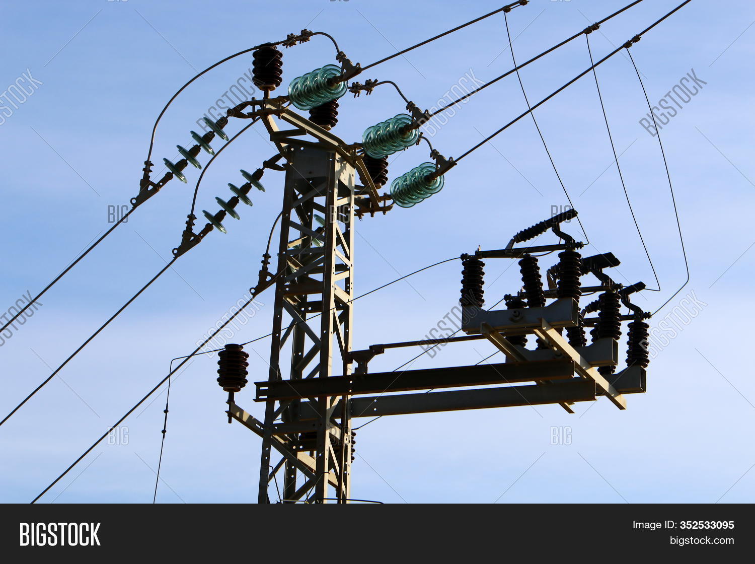 Metal Electric Pole Image & Photo (Free Trial) | Bigstock