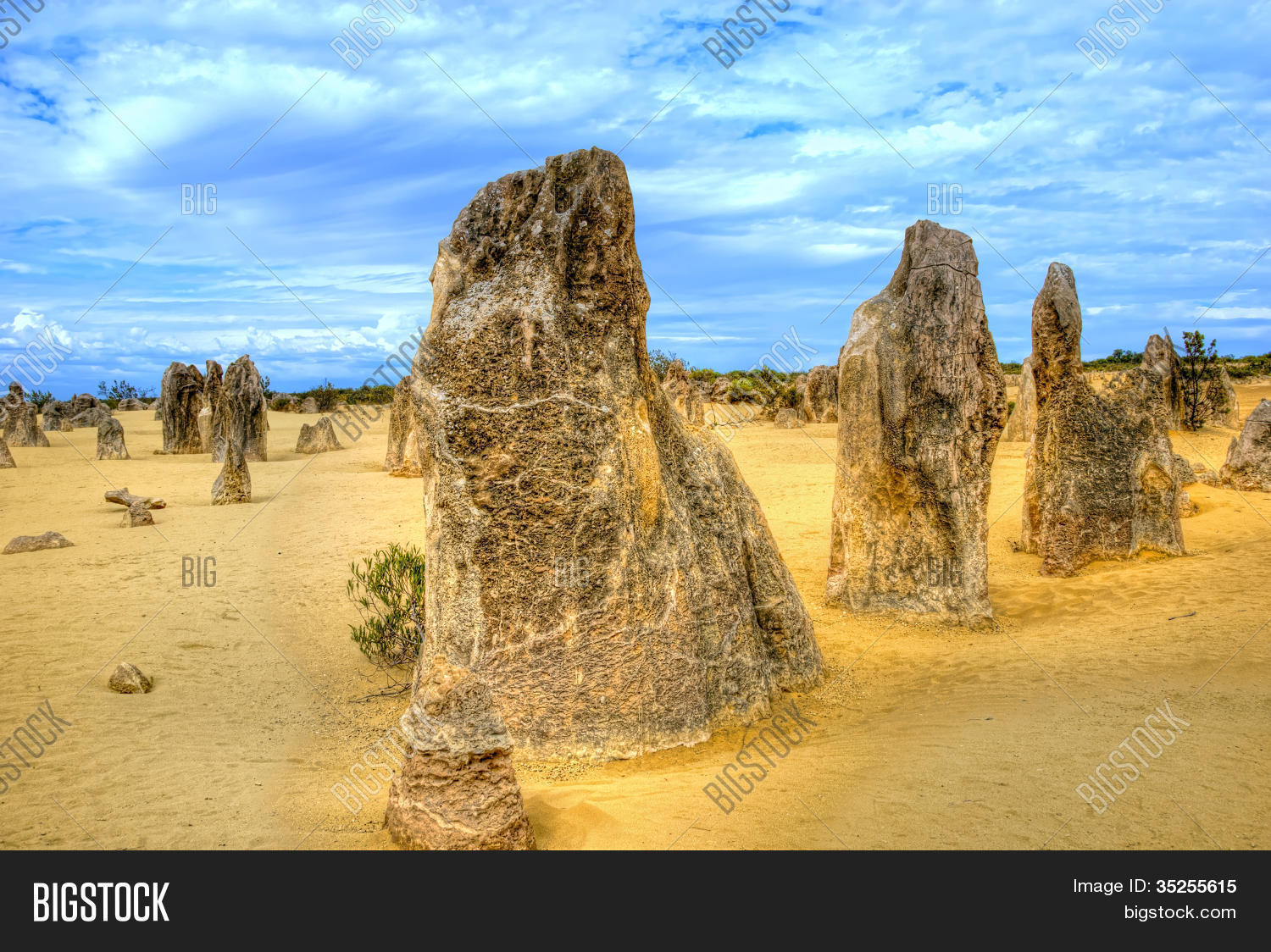 Pinnacles Desert , Image & Photo (Free Trial) | Bigstock
