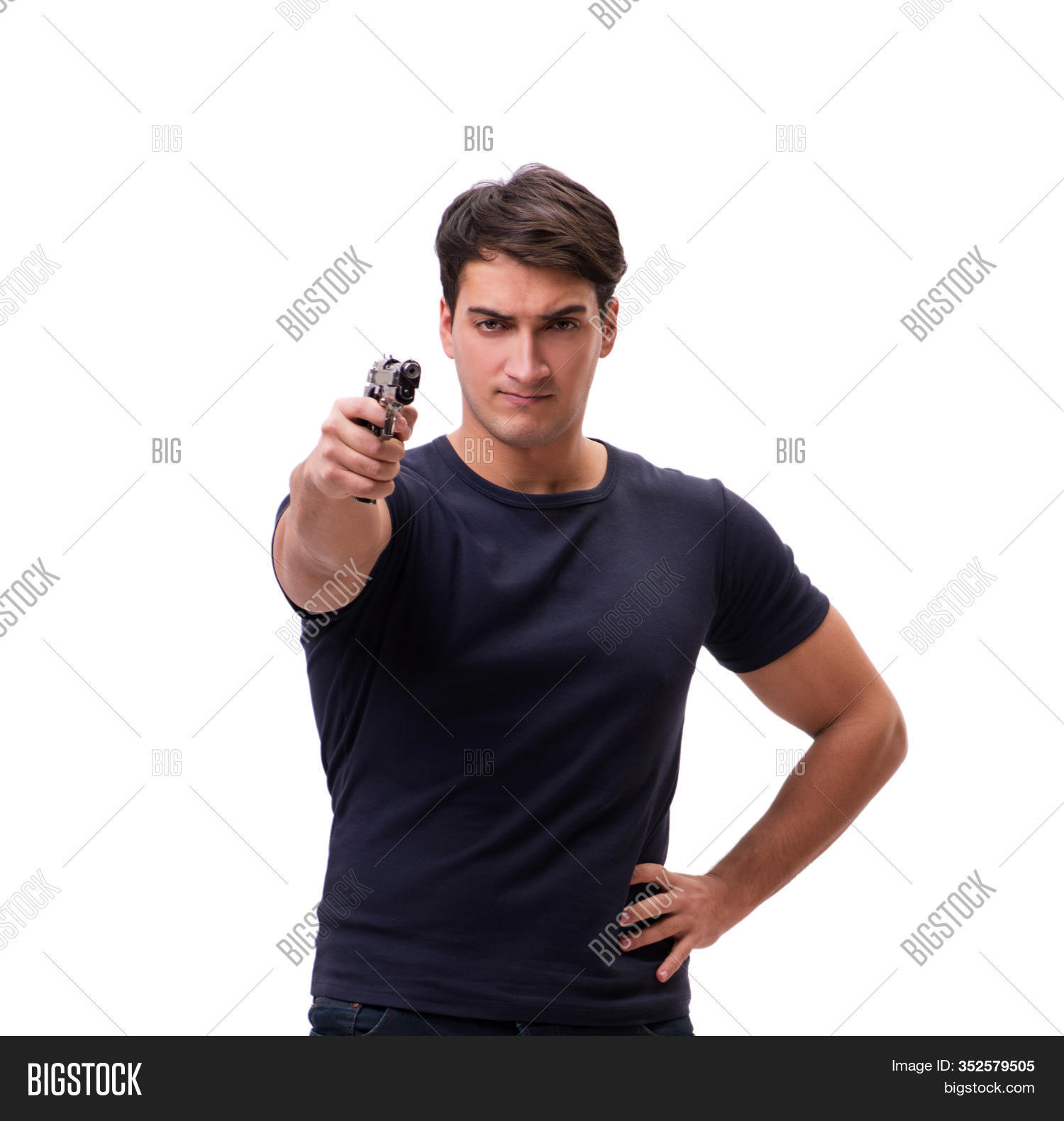 Aggressive Young Man Image & Photo (Free Trial) | Bigstock