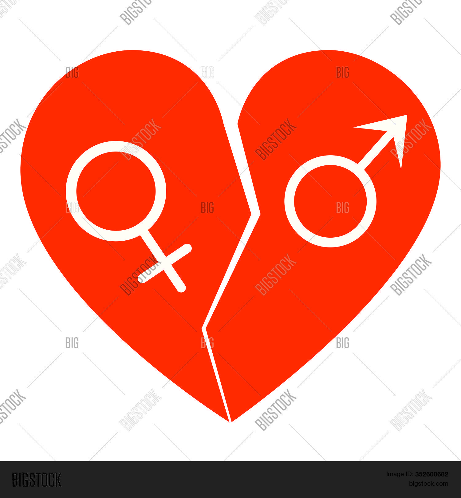 Symbolic Gender Signs Vector & Photo (Free Trial) | Bigstock