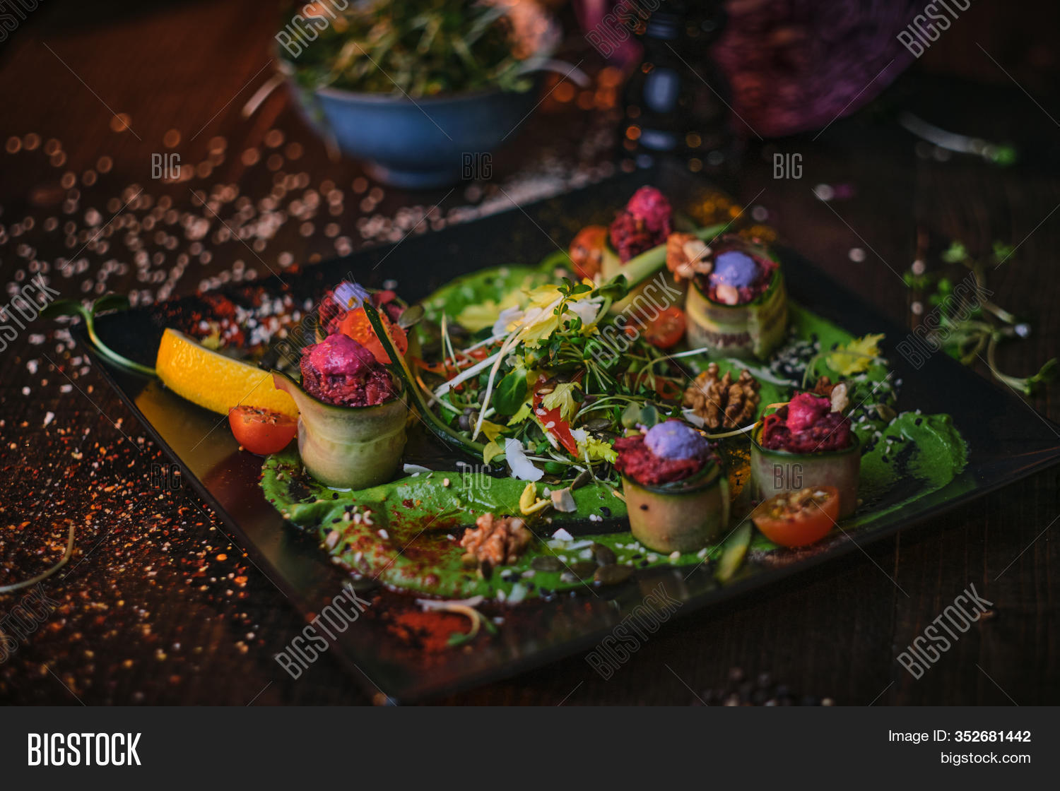 Vegan Raw Appetizer Image & Photo (Free Trial) | Bigstock