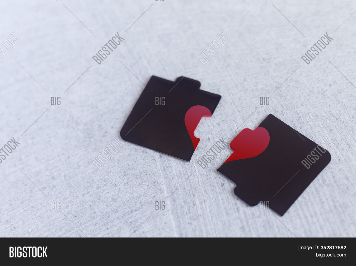 Two Pieces Divided Image & Photo (Free Trial) | Bigstock