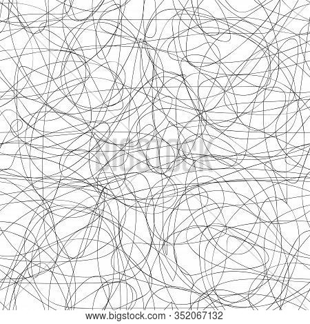 Black Messy Lines On Vector & Photo (Free Trial) | Bigstock