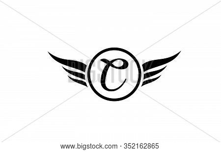 Black White C Wing Vector & Photo (Free Trial) | Bigstock