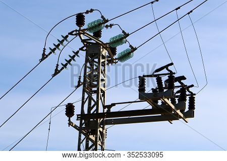 Metal Electric Pole Image & Photo (Free Trial) | Bigstock