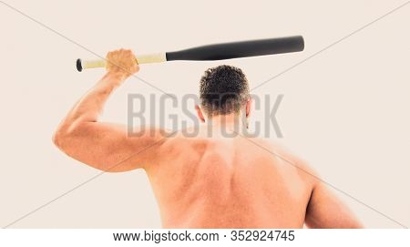 Man Baseball Bat. Image & Photo (Free Trial) | Bigstock