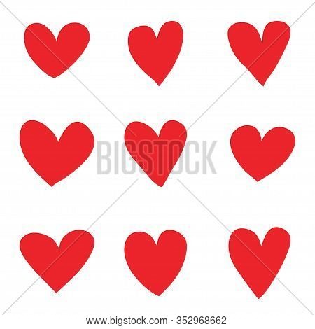 Hand Drawn Heart Shape Vector Design Images, Illustrations & Vectors ...