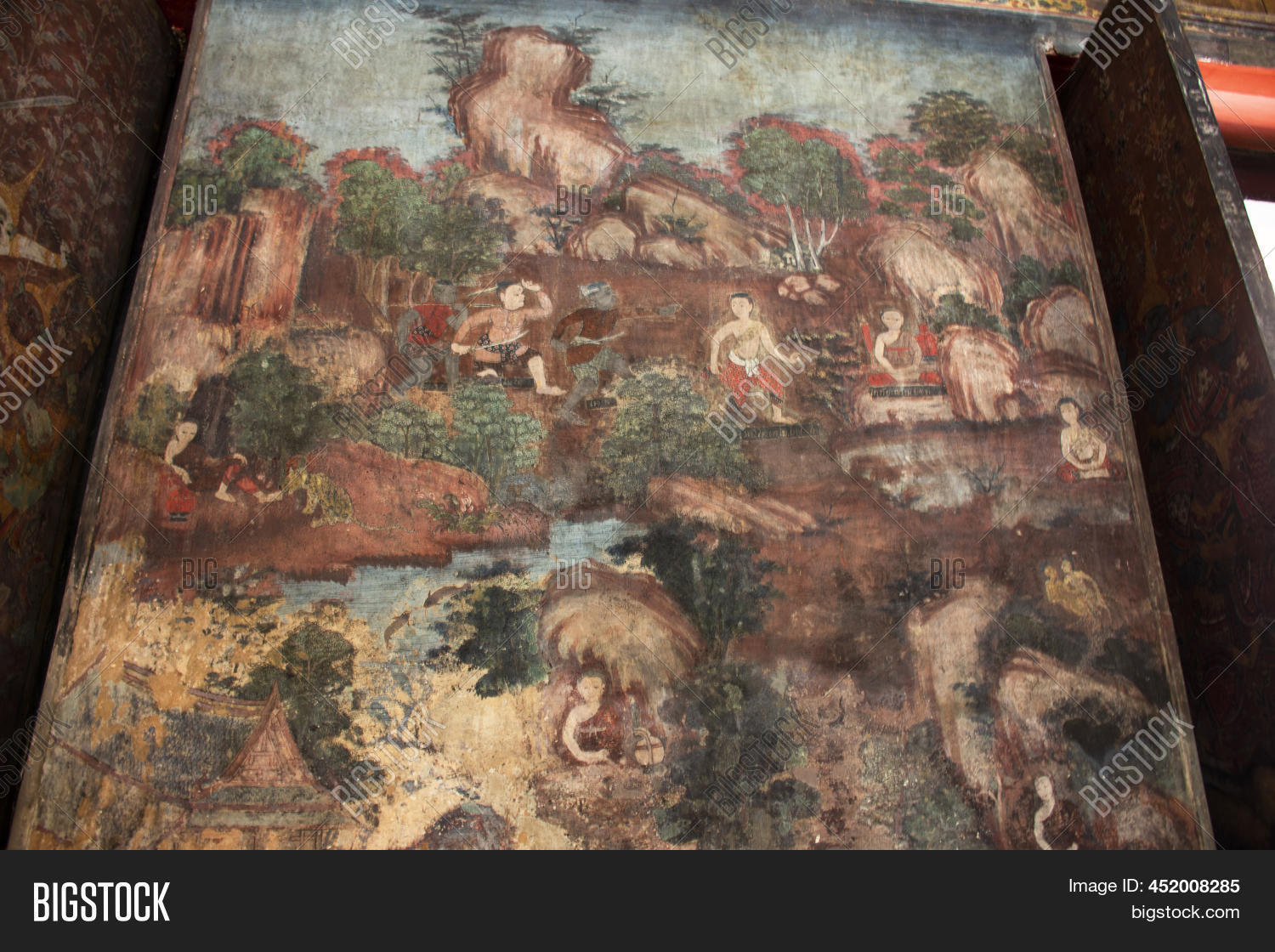 Ancient Ruin Mural Image & Photo (Free Trial) | Bigstock