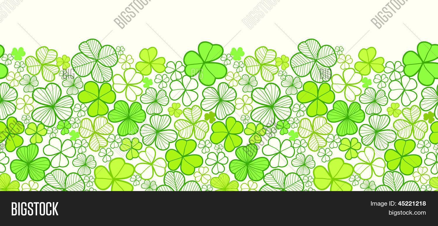 Clover Line Art Vector & Photo (Free Trial) | Bigstock