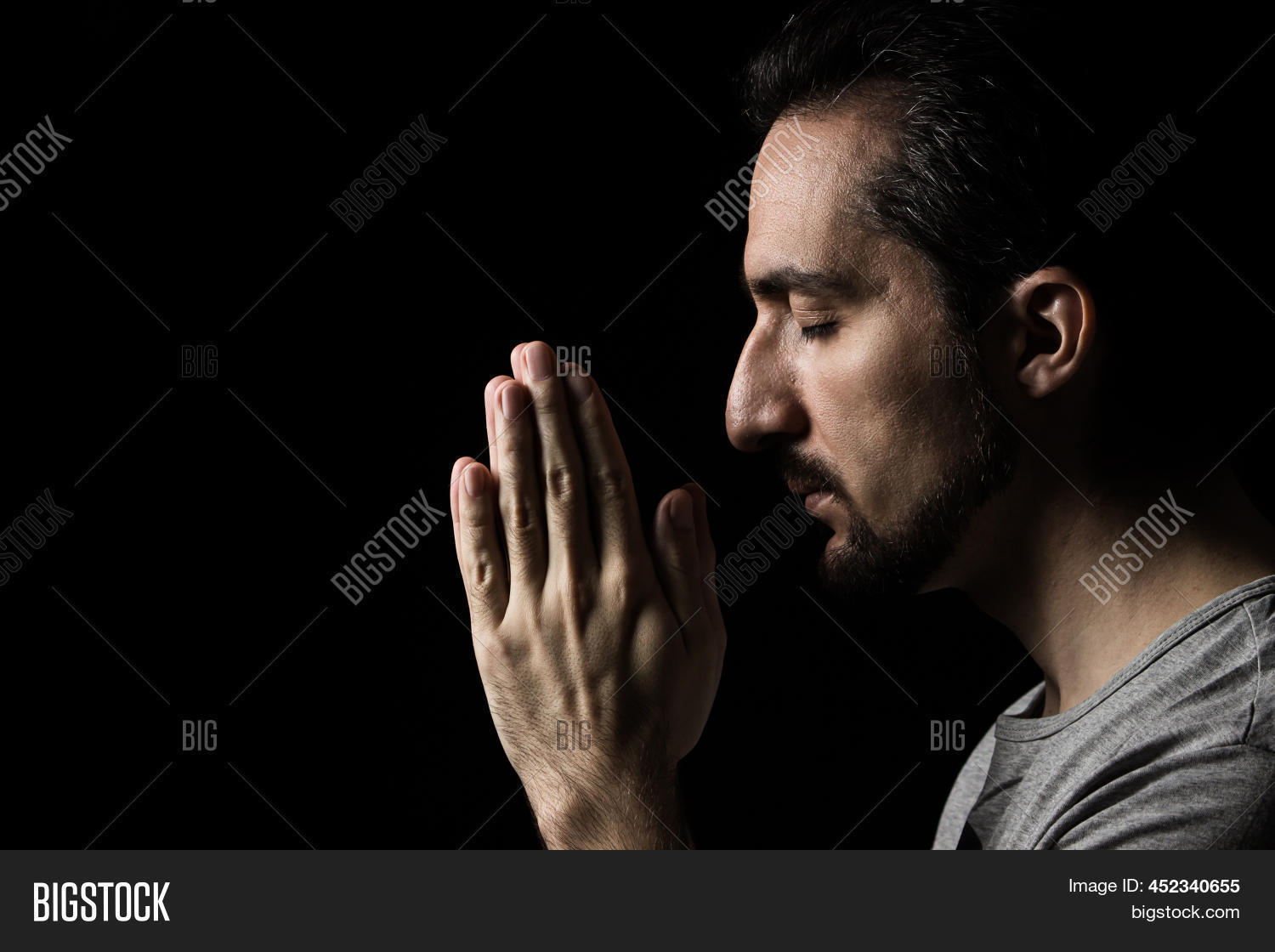 Man Folding His Hands Image & Photo (Free Trial) | Bigstock