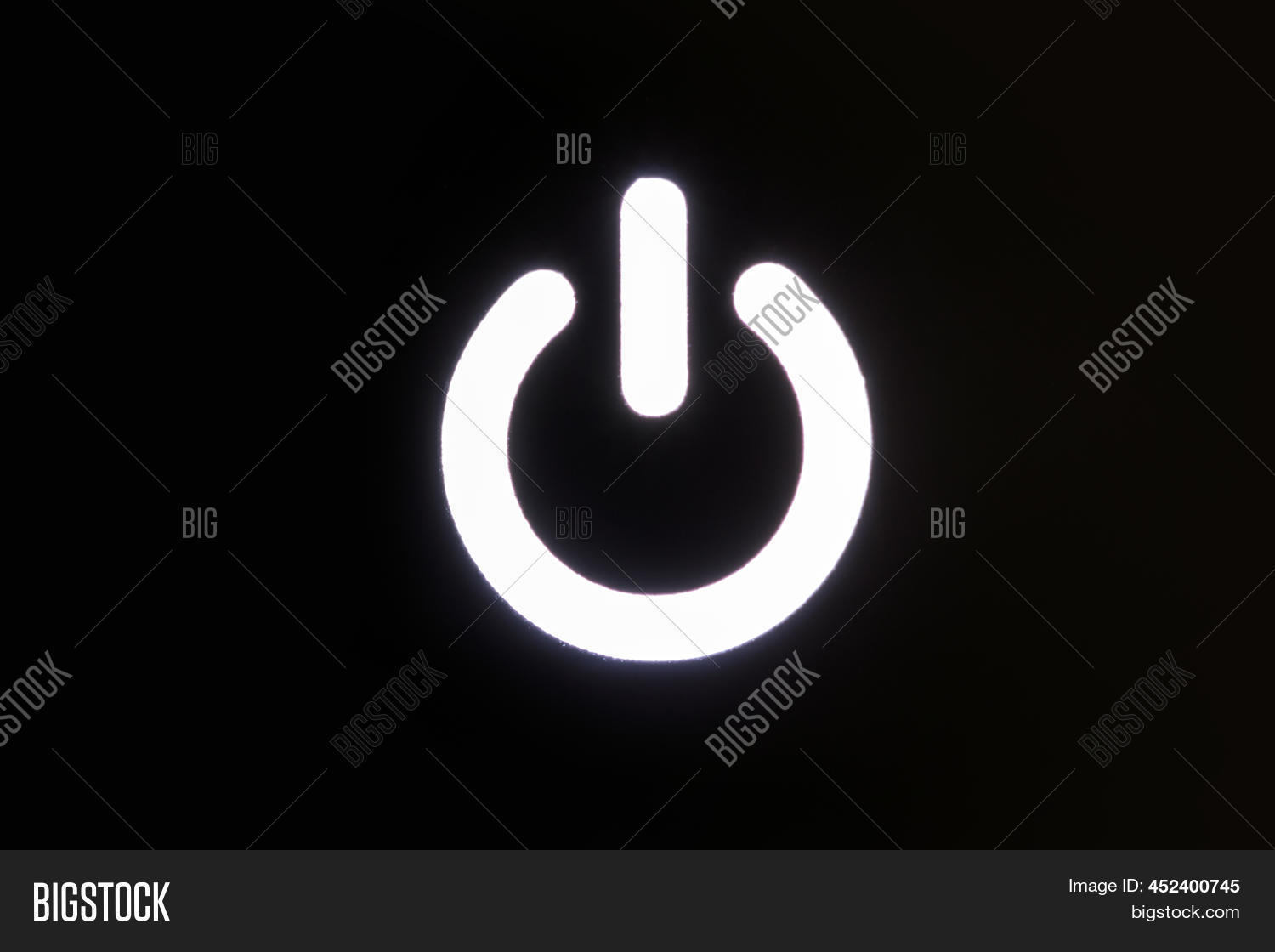 Glowing Power Button Image & Photo (Free Trial) | Bigstock