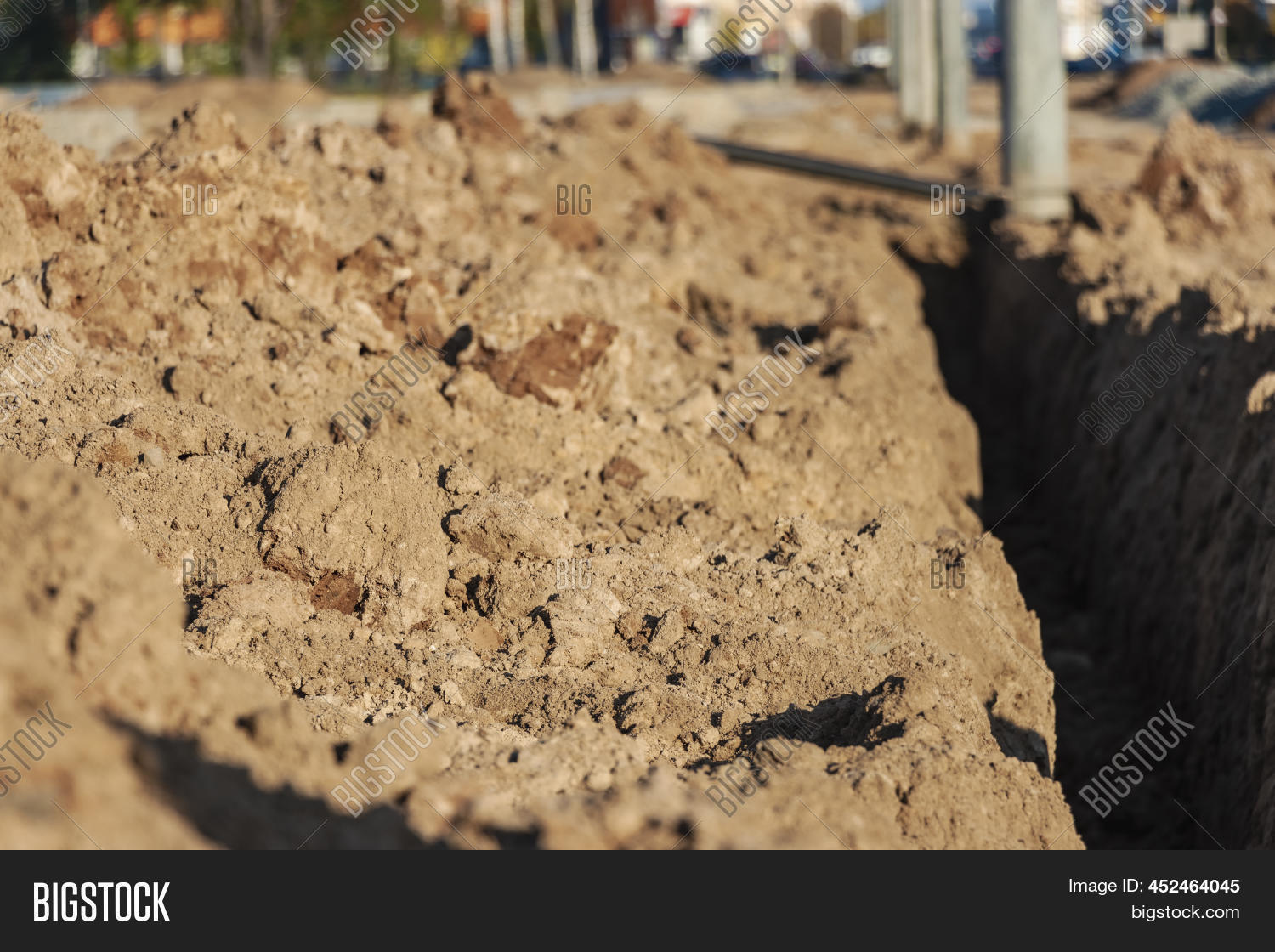 Trench Ground Prepared Image & Photo (Free Trial) | Bigstock