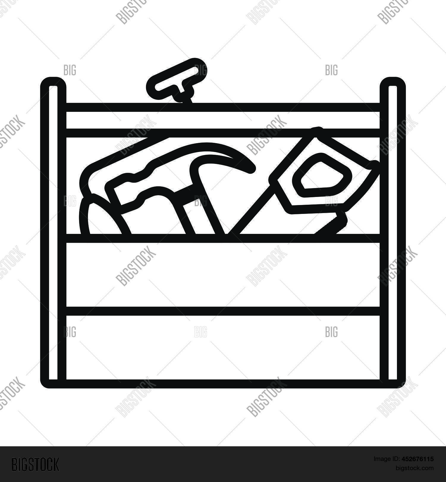 Retro Tool Box Icon. Vector & Photo (Free Trial) | Bigstock