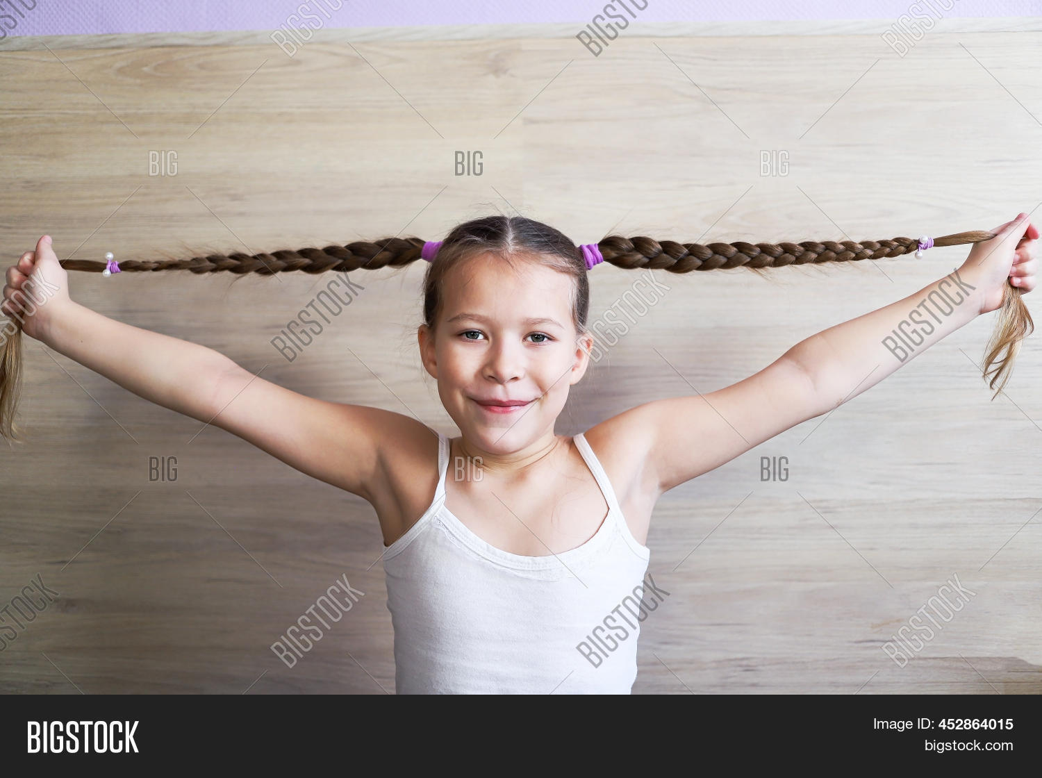 Girl Child Pigtails Image & Photo (Free Trial) | Bigstock