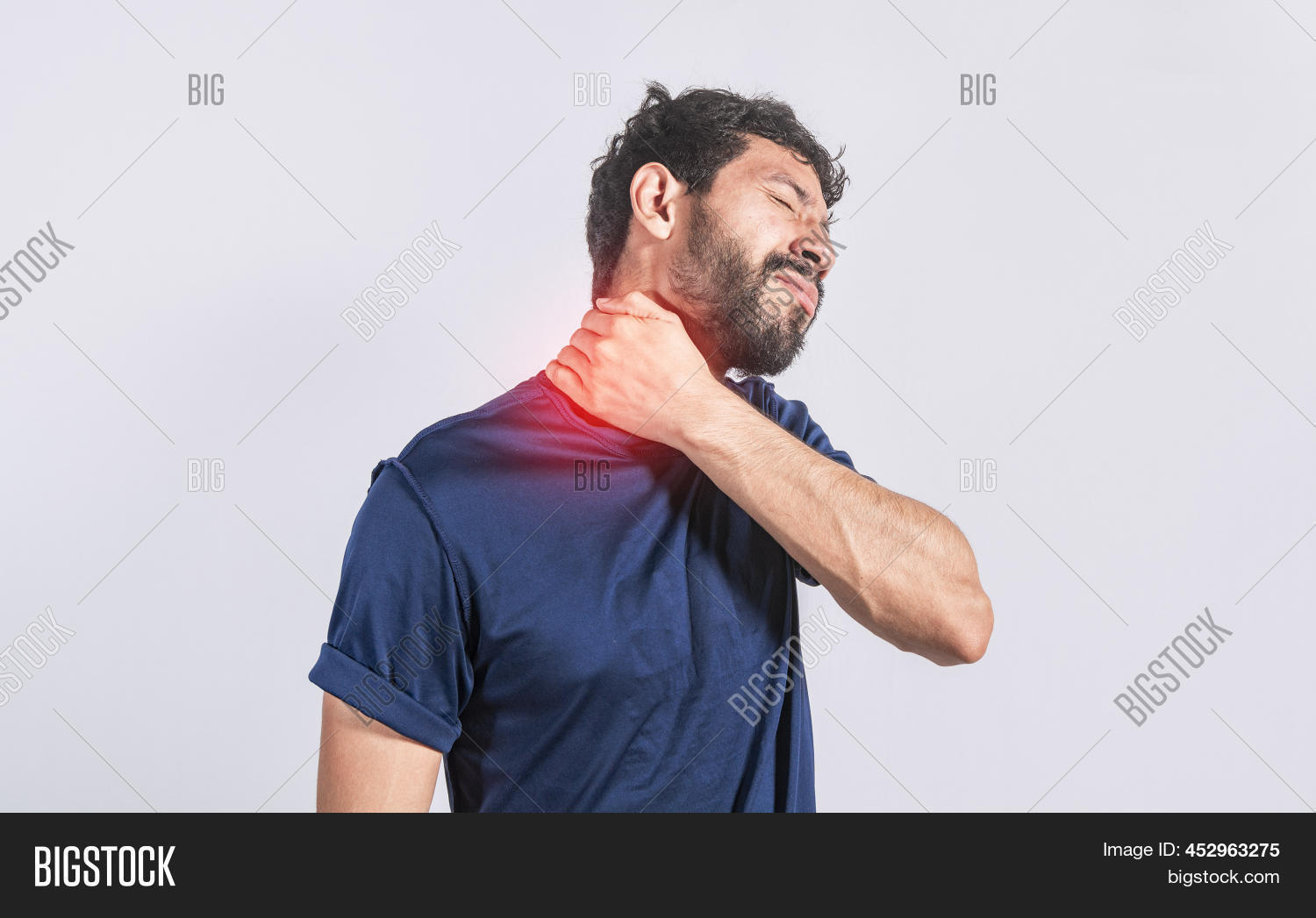 Neck Pain Stress Image & Photo (Free Trial) | Bigstock