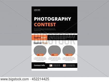 Photo Contest Flyer Vector & Photo (Free Trial) | Bigstock