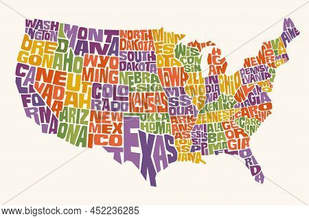 United States Map Vector & Photo (Free Trial) | Bigstock