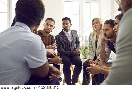 Diverse Group Serious Image & Photo (Free Trial) | Bigstock