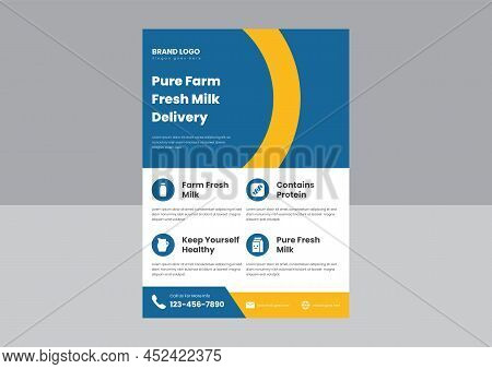Pure Farm-fresh Milk Vector & Photo (Free Trial) | Bigstock
