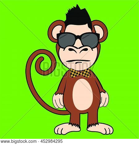 Cool Monkey Character Vector & Photo (Free Trial) | Bigstock