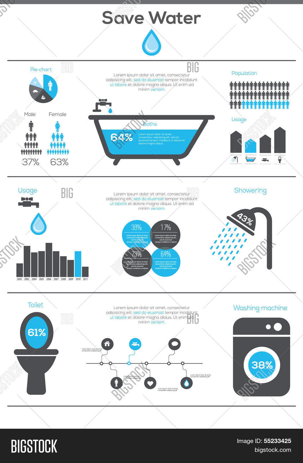 Save Water Vector & Photo (Free Trial) | Bigstock