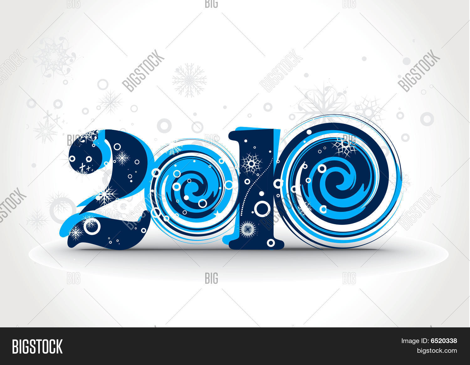 New Year 2010 Vector & Photo (Free Trial) | Bigstock