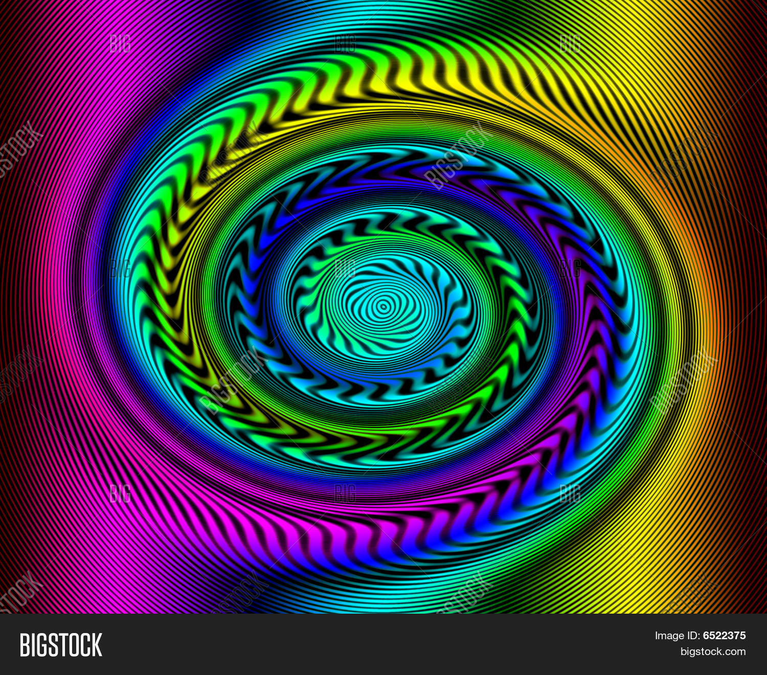 Rainbow Swirl Optical Image & Photo (Free Trial) | Bigstock