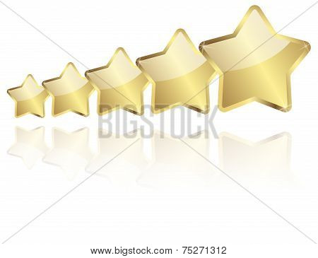Row Gold Stars Images, Illustrations & Vectors (Free) - Bigstock