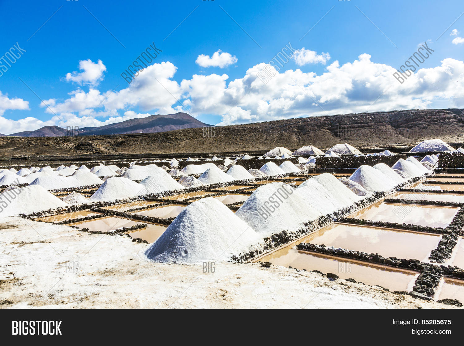 Salt Piles Saline Image & Photo (Free Trial) | Bigstock